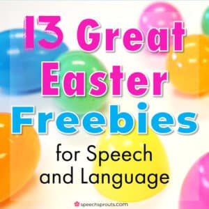 13 Great Easter Speech Therapy Activities Free For You