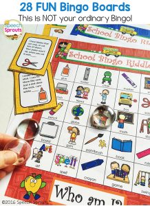 Bingo Riddles Speech Therapy Holidays And Seasons Mega Bundle - Speech ...