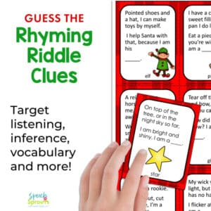 Exciting Christmas Bingo Riddles Game - Speech Sprouts