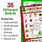 Exciting Christmas Bingo Riddles Game - Speech Sprouts