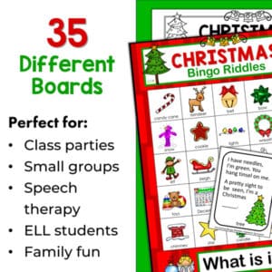 Exciting Christmas Bingo Riddles Game - Speech Sprouts