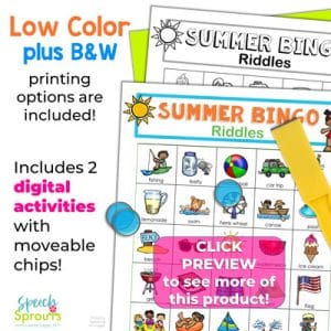 Summer Bingo Riddles Game - Fun End Of The School Year Activity ...
