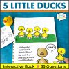 Interactive Five Little Ducks Book For Preschool Speech Therapy ...