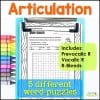 R Articulation Printable Word Puzzles With Fun Coloring Borders ...