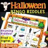 Bingo Riddles Halloween Games For Class Parties And Speech Therapy ...