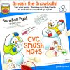 Winter Articulation Activities Speech Therapy CVC Smash Mats - Speech ...