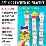 Articulation And Language Activities For Speech Therapy Holidays And ...